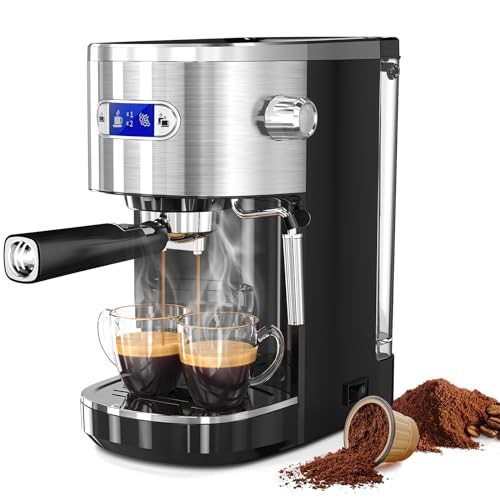 ZAFRO Espresso Machine 20 Bar, Professional Espresso Maker With Milk ...